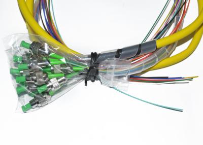Cina 12 il centro FC/APC treccia del pacco del cavo di toppa di 9/125 fibre ottiche in vendita
