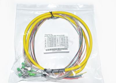 Cina 12 il centro FC/APC treccia del pacco del cavo di toppa di 9/125 fibre ottiche in vendita