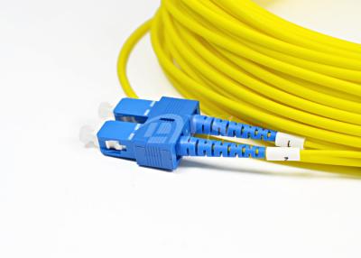 Cina 2core cavo terminato pre- dell'interno di fibra ottica del cavo di toppa del uniboot LC-SC G657A1 in vendita