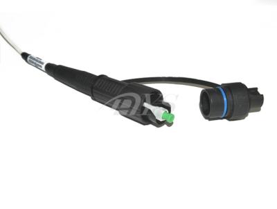 Cina Colore a fibra ottica impermeabile del nero del cavo di toppa per il mini connettore ottico dello Sc in vendita