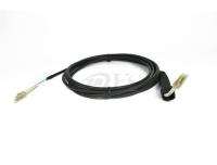 China Multimode Duplex Fiber Optic Cable Assemblies 90 Degree NSN-LC/UPC For Broadcast for sale