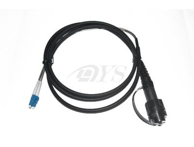 Cina ODVA - cavo a fibra ottica corazzato del nero di LC della toppa dell'interno del PVC/LSZH/PE in vendita