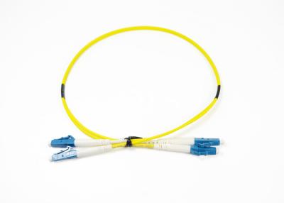 Cina Metri a fibra ottica/del cavo di toppa del duplex di rosa LC-LC 3 saltatore a fibra ottica in vendita