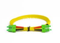 China Duplex SC/APC-SC/APC Optical Fiber Patch Cord for sale