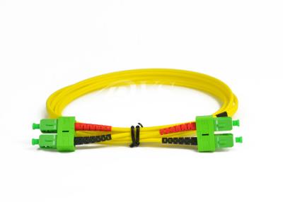 Cina Cavo di toppa di fibra ottica duplex di SC/APC-SC/APC in vendita