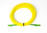 China Custom Simplex Fiber Optic Patch Cord For CATV Systems E2000-E2000/APC for sale