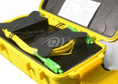 Cina Scatola terminale a fibra ottica di giallo/nera OTDR lancio del cavo per CATV in vendita