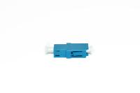 China Simplex / Duplex Fiber Optic Adapter LC blue Optical Adaptor For CATV for sale
