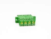 China LC/APC quad Adapter,shutter adapter,optic fiber adapter for sale