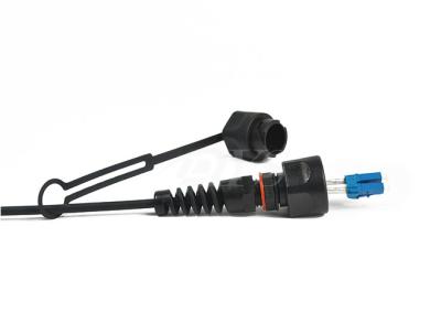 Cina Le Assemblee di cavo a fibre ottiche del PVC/LSZH/PE IP67 anneriscono con lo stivale di 4 il PCS LC in vendita