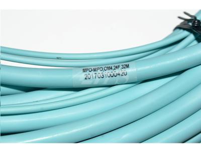 Cina 24 cavi di toppa del cavo del tronco della spina dorsale della fibra 100G OM4 MTP/MPO in vendita
