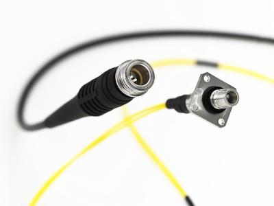 Cina IP67 impermeabilizzano la resistenza al fuoco di fibra ottica del cavo di toppa per il tipo connettore di N del coassiale di rf in vendita