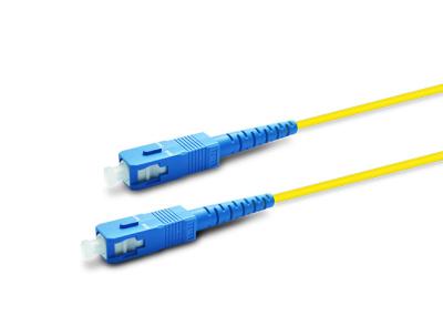 China Cabo de remendo 3.0mm Singlemode simples da fibra óptica do SC da tabela de preços do cabo de remendo à venda