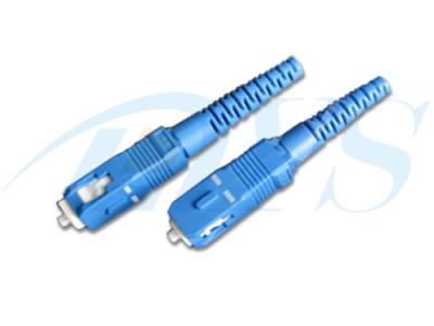 中国 青く、低い挿入損失で単モード SC/UPC の光ファイバーのコネクター 販売のため
