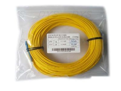 Cina Cavo di toppa di fibra ottica semplice di singolo modo 9/125 con il rivestimento di LSZH/OFNR/PVC in vendita