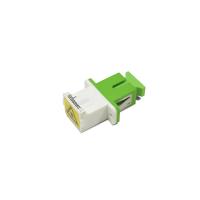 China Low Insertion Loss SC/APC Shutter Cassette Fiber Optic Adapter for sale