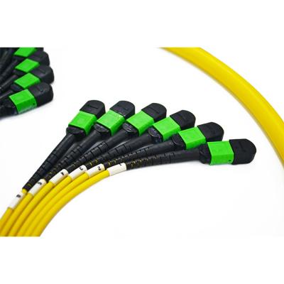 Cina Cavo di toppa femminile del cavo MP 72core MTP/MPO del tronco della fibra ottica in vendita