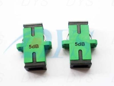 Cina Tipo a fibra ottica verde duplex Sc /APC della paratia dell'attenuatore con resistenza di alto potere in vendita