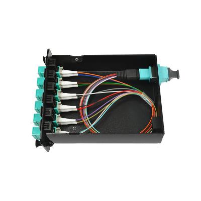 Cina 3U 72 porto supporto di scaffale ad alta densità a fibra ottica di Mulitmode del quadro d'interconnessione MTP/di MPO in vendita