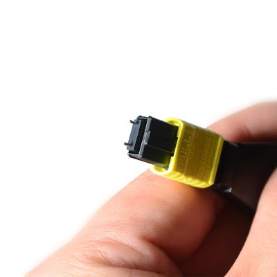 China 12 vezel 24 Optische Kabel MTP MPO Loopback 3.0mm van de Vezel de Vrouwelijke Vezel Kabeldiameter Te koop