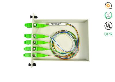China LGX-Splitsersdoos/PLC Splitserscassette, 1*8-Vezel het Optische PLC Splitsersplc paneel van het splitsersflard, ' rek 19 Te koop