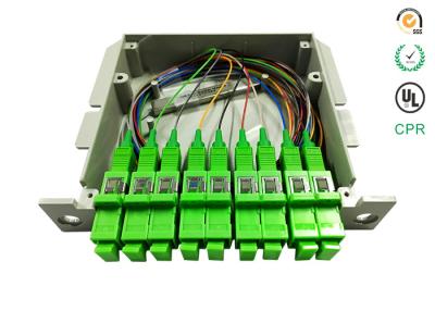 China LGX-Splitsersdoos/PLC Splitserscassette, 1*8-Vezel het Optische PLC Splitsersplc paneel van het splitsersflard, ' rek 19 Te koop