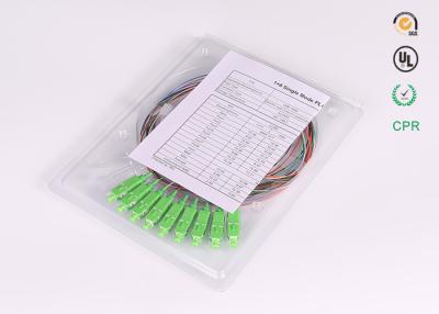 Cina 1x8 mini tipo separatore dello SpA con la lunghezza d'onda di fibra ottica 1260-1650nm della rete del separatore del connettore dello Sc APC in vendita