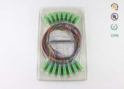 Cina 1x8 mini tipo separatore dello SpA con la lunghezza d'onda di fibra ottica 1260-1650nm della rete del separatore del connettore dello Sc APC in vendita
