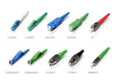 Cina I connettori di fibra ottica 0.9mm monomodali semplici di SCUPC SCAPC 2.0mm 3.0mm cablano la dimensione in vendita