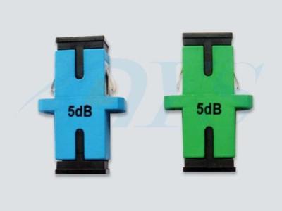 Cina Attenuatore a fibra ottica semplice verde/BLU dello Sc per i sistemi a fibra ottica sopraffatti in vendita