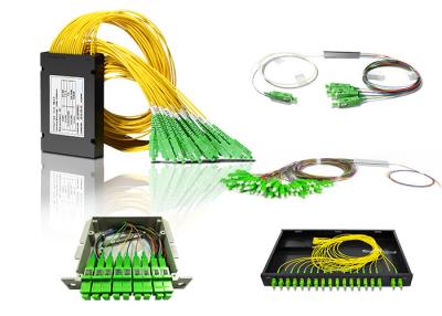 Cina separatore a fibra ottica dello SpA di 1x2 1x4 1x8 1x16 1x32 1x64 con il separatore della fibra ottica del connettore dello Sc in vendita