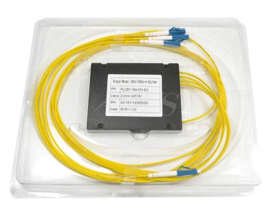 Cina Circuito planare dell'onda luminosa dello SpA del separatore di fibra ottica Connectorized monomodale LC/UPC 1x4 in vendita