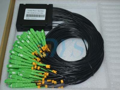 China 1X32 PLC Optische Vezelsplitser 1260nm - 1650nm met SC/APC voor Lokale toegangsnet Te koop