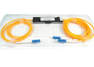 Китай Splitter LC стекловолокна 1 x 2 PLC/разъем UPC, широкая длина волны деятельности продается