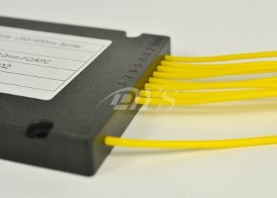 Cina Il separatore di fibra ottica 1x8 SpA di FC/APC, ABS di plastica inscatola l'imballaggio 1260/1650 in vendita