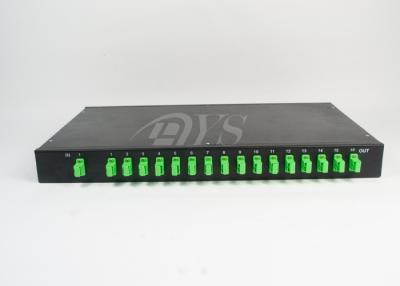 Китай Потеря коробки Маунта шкафа Splitter стекловолокна PLC SC/APC 1*16 низкая сверхнормальная продается