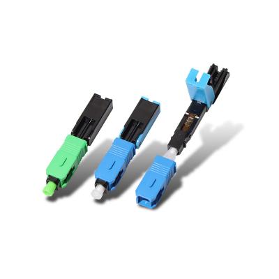 China Menos conectores de cabo de fibra ótica da perda 0.3dB, solução SC/APC SC/UPC de Ftth jejuam conector à venda