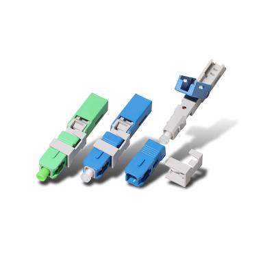 Cina I connettori di fibra ottica dell'Assemblea del giacimento dello Sc, SC/APC verde digiunano connettore in vendita