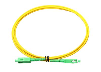 中国 DYS SC/APC-SC/UPC SM単信ポリ塩化ビニール1.5mの光ファイバーのパッチ・コード 販売のため