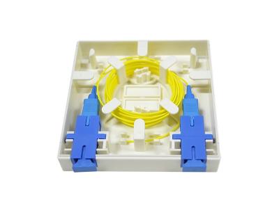中国 壁の台紙FTTH 2左舷SCの繊維光学の端子箱 販売のため