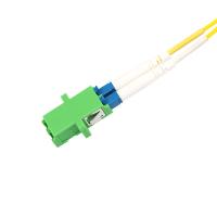 China Duplex Split Type LC Fiber Optic Adapter With Flange for sale
