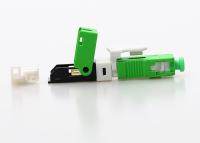 China SC APC Fiber Optic Mechanical Connector For FTTH for sale