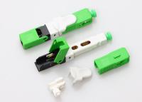 China SC APC Fiber Optic Mechanical Connector For FTTH for sale