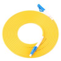 China Simplex Single Mode UPC LC LC Fiber Patch Cord for sale