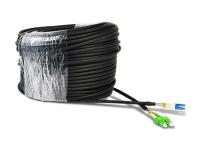 China Waterproof LC To LC Duplex CPRI Armored Patch Cord for sale