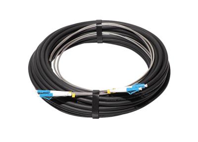 China Waterproof LC To LC Duplex CPRI Armored Patch Cord for sale