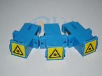 China High Return Loss SC Shutter Simplex Fiber Optic Adapter Simple structure for sale
