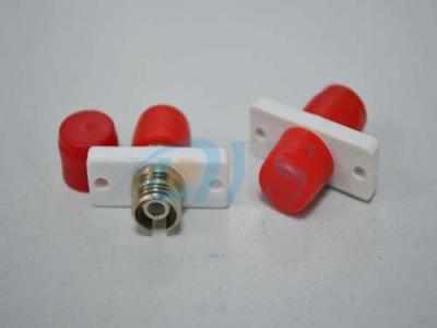 China Adaptador de fibra óptica do ST da flange vermelha para o valor alto da perda de reflexão traseira do CAT à venda