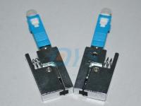 China Receptacle Type Bare Fiber Optic Adapter SC , High Stability for sale