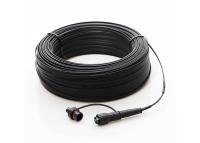 China Mini SC APC FTTH Drop Cable With Waterproof Connector for sale